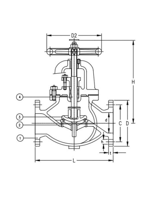 JIS F7377 16K Marine-Grade Cast Iron Screw Down Check Valve | Robust ...